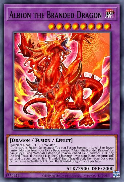 Fusion Monster Albion The Branded Dragon