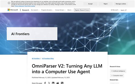 Omniparser V2 Omniparser V2 是一种将任何 Llm 转化为计算机使用代理的技术。