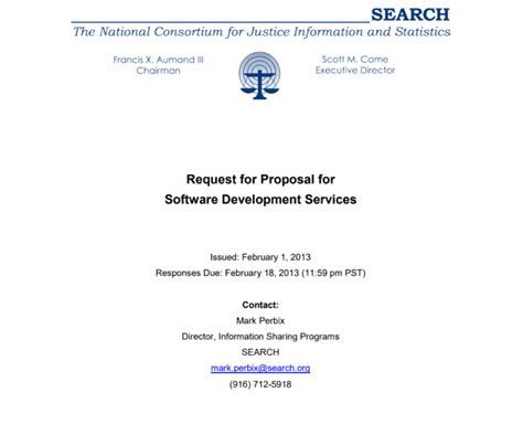 12 Sample Software Project Proposal Templates [pdf And Word] Word Excel Formats