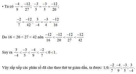 Sắp Xếp Các Phân Số Sau Theo Thứ Tự Giảm Dần
