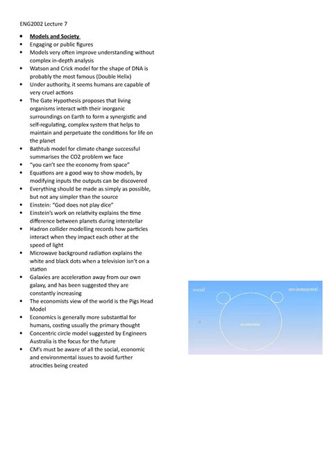 eng2002 technology lecture 7 modelling eng2002 lecture 7 models and