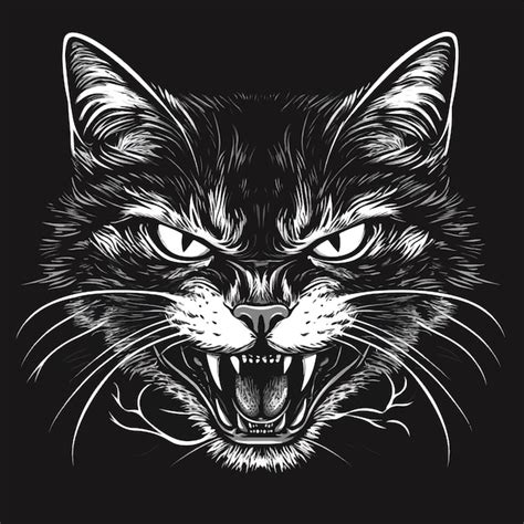 Angry Cat Design Vectors And Illustrations For Free Download