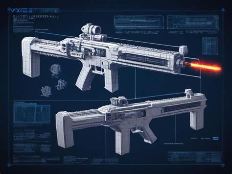 Pixel Art Voxels Semi Futuristic Laser Premium Ai Generated Image