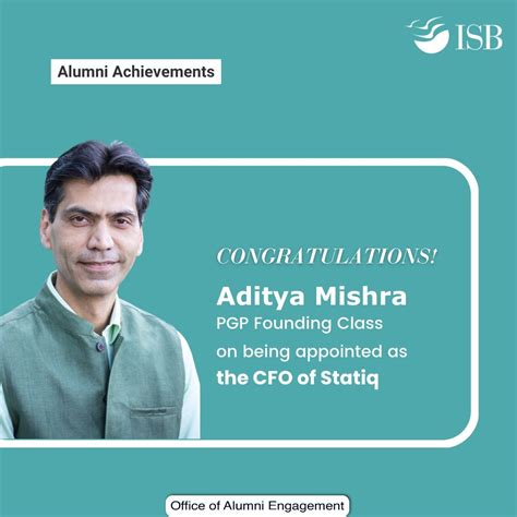 Isb Alumni On Linkedin Isb Isbalumni Successstories Newappointment