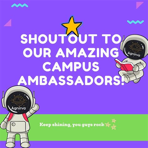 Im Excited To Announce That Ive Been Selected As An Campus Ambassador At Space