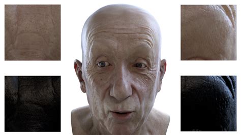 Realistic Digital Actors With Dynamic Microstructure Skin