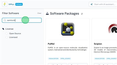 Create A Samtools Project Diphyx Docs