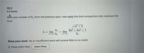 step by step how do you use the limit comparison test