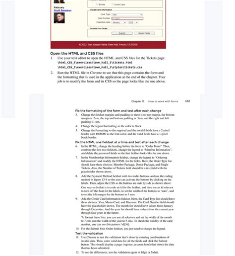 Solved Open The HTML And CSS FilesUse Your Text Editor To Chegg