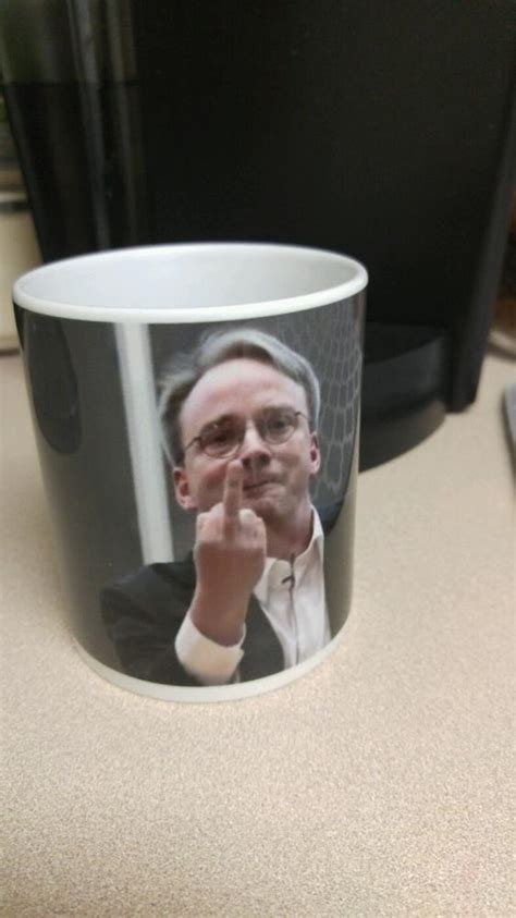 linus my girlfriend got me this mug she s the one devrant