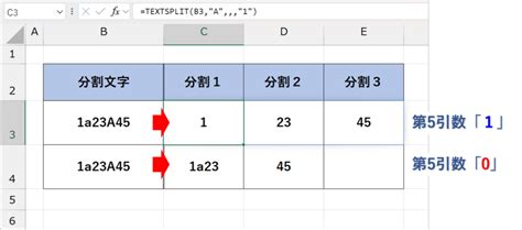 【エクセル】文字を分割するtextsplit関数の使い方。ハイフンなどの区切り文字を使用 Excelの森