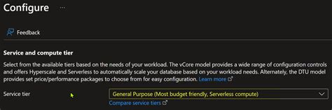 Azure Sql Database Configuration Documentation Update Request · Issue