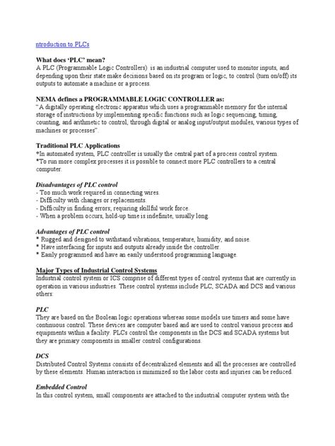 plc pdf programmable logic controller scada