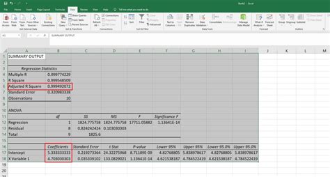 Regression Lines In Excel Step By Step Tutorial