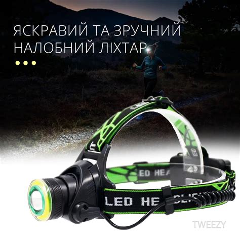 Налобный Аккумуляторный Фонарь Police LED COB Headlight с Фокусировкой ...