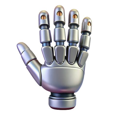 Glorious Surreal Hyper Specific Concept Art Style Render Isolated Cutout Of A Robotic Hand With