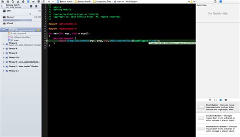 Ios Thread 1 Excbadaccess Code1 Address0xf1759018 Stack