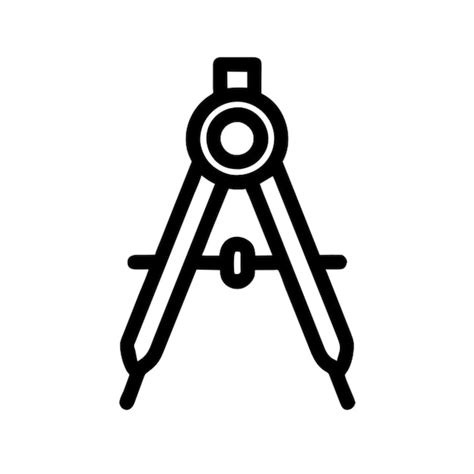 Premium Vector Measure Compass Icon