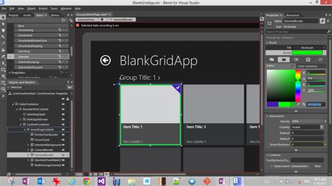 Xaml Changing Border Color When A Control Is Selected With C On Windows App Store Stack