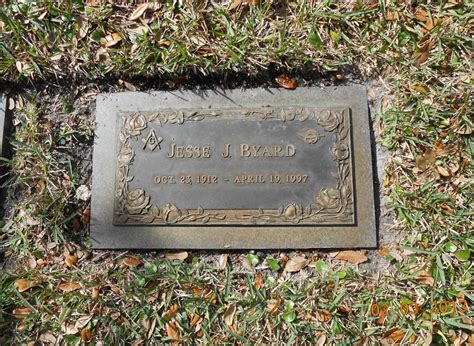 Jesse James Byard 1912 1997 Find A Grave Memorial