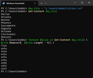 PowerShell How To Get Last Character Of String Collecting Wisdom
