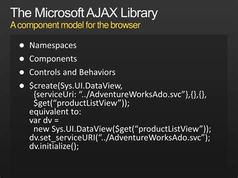 ppt asp ajax futures powerpoint presentation free download id 952927