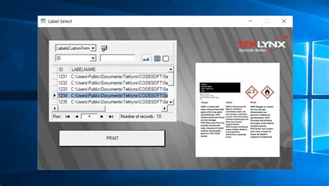Custom Label Printing Forms TEKLYNX Blog
