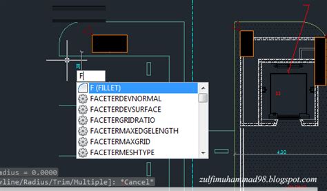 Cara Menggunakan Fillet Dalam Object 2d Di Autocad