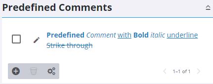 Add Or Edit Predefined Comments To A Service Request Category