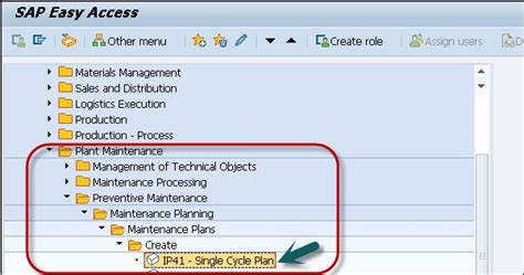 SAP PM Maintenance Planning OFF