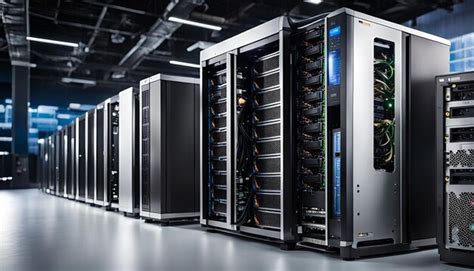 Server Host Computer Workstation Premium Ai Generated Image