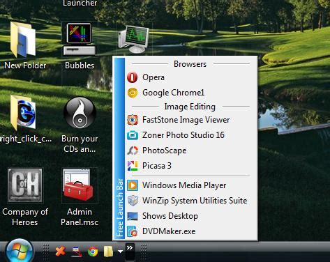 How To Group Windows Quick Launch Bar Shortcuts Tip DotTech