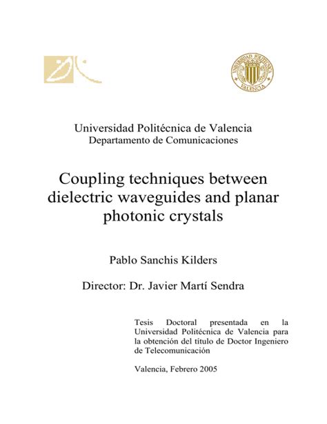 Coupling Techniques Between Dielectric Waveguides And Planar