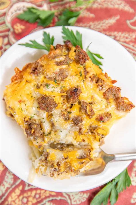 Hissy Fit Hash Brown Breakfast Casserole Plain Chicken