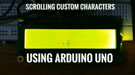 Custom Characters In 16×2 Lcd Using Arduino Uno Custom Character Lcd 16x2 Arduino Lcd Youtube