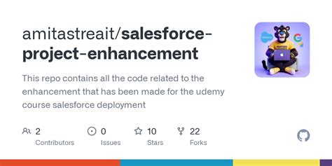 GitHub Amitastreait Salesforce Project Enhancement This Repo Contains All The Code Related To