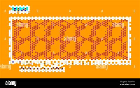 Isolated Element With Abstract Geometry Vintage Style 2d Rendering Digital Illustration Stock