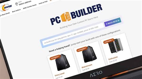 how to use newegg chatgpt pc builder tool