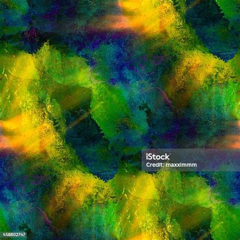 디자인식 황색 녹색 워터컬러 원활한 배경기술 애니메이션 Abst 국경에 대한 스톡 벡터 아트 및 기타 이미지 국경 그런지 이미지 기법 낡은 사진 효과 사진 효과