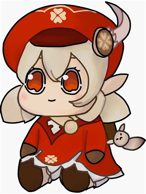 Klee Chibi Sticker For Sale By Electricdecades Redbubble