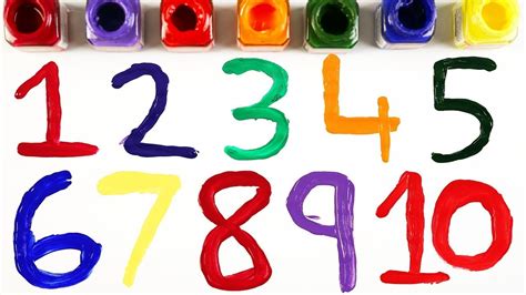 Learn Counting Numbers 1 to 10 for Kids & Colors Name + More Play Doh Videos - YouTube