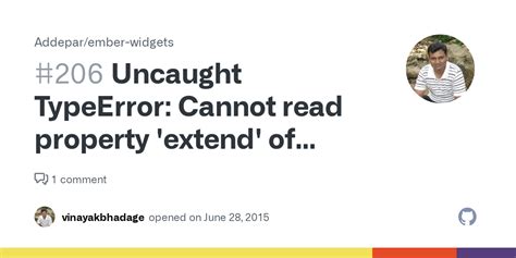 uncaught typeerror cannot read property extend of undefined · issue