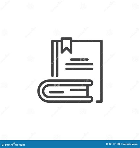 Bookmark Outline Stock Illustrations Bookmark Outline Stock Illustrations Vectors