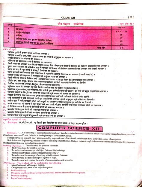 X Ii Syllabus Computer Science Pdf