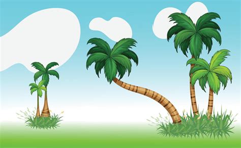 Tree And Grass Design Eps Vector 16807034 Vector Art At Vecteezy