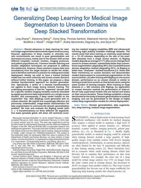 generalizing deep learning for medical image segmentation to unseen
