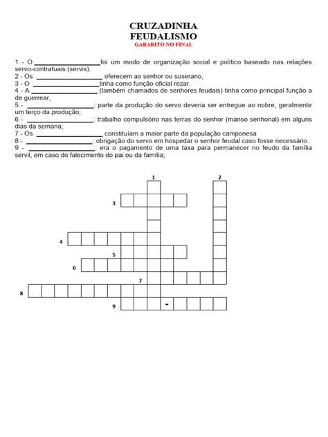 Feudalismo Pdf Feudalismo Servidão