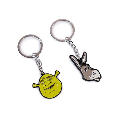 Shrek Shrek And Donkey Best Pals Keyring 2 Pack Toys And