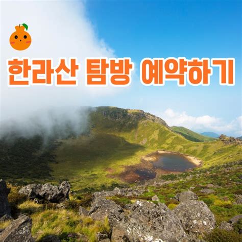 제주도 한라산 등반 등산 성판악 관음사 코스 탐방 예약 시간 취소 알아보기 네이버 블로그