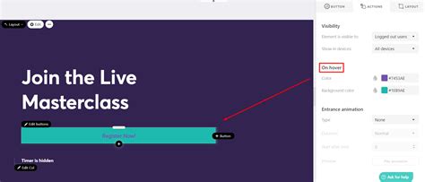 How To Add And Customize The Buttons Widget Learnworlds Help Center